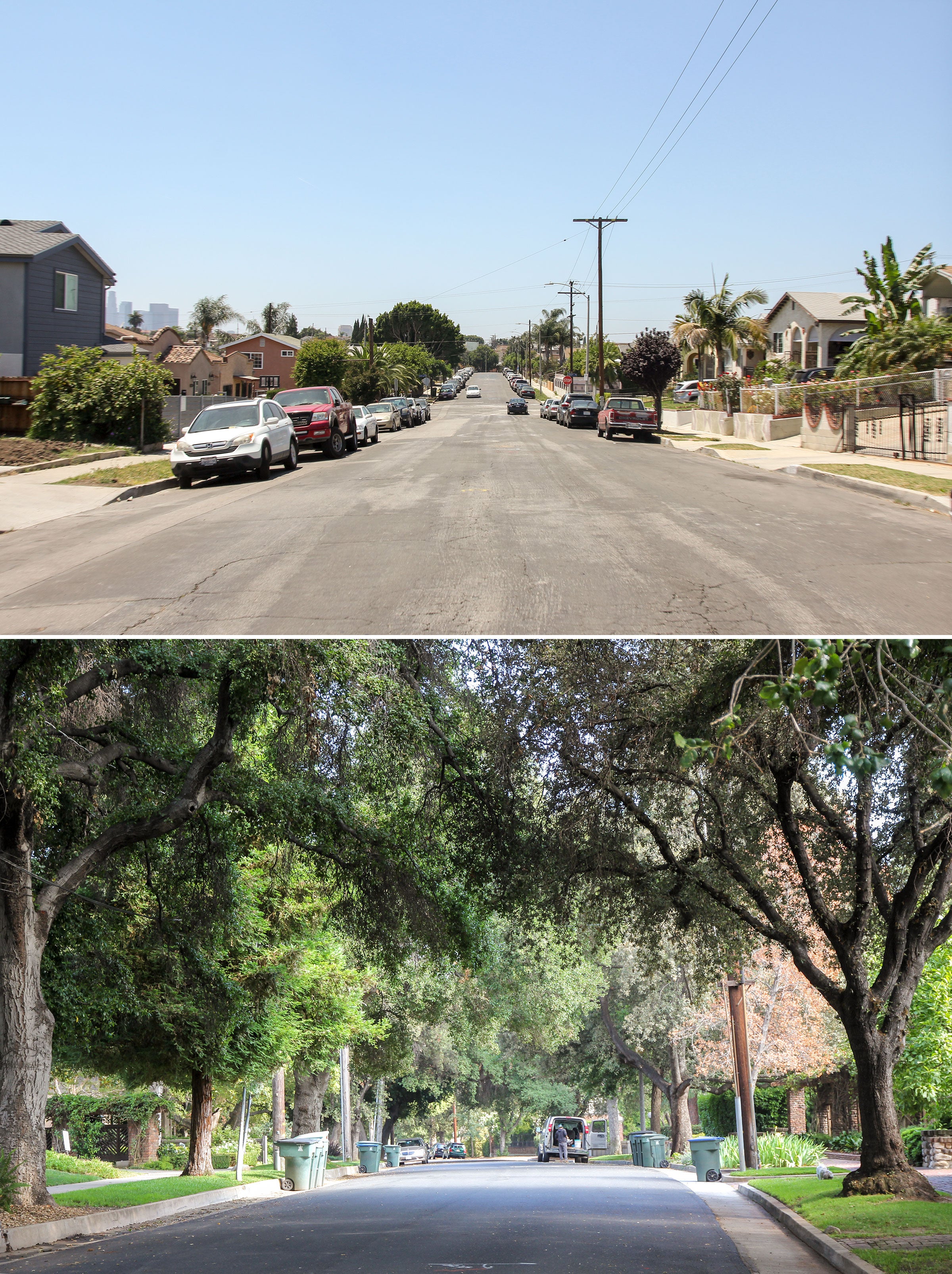 In Los Angeles, Rich Neighborhoods Enjoy More Street Trees and a Lot ...